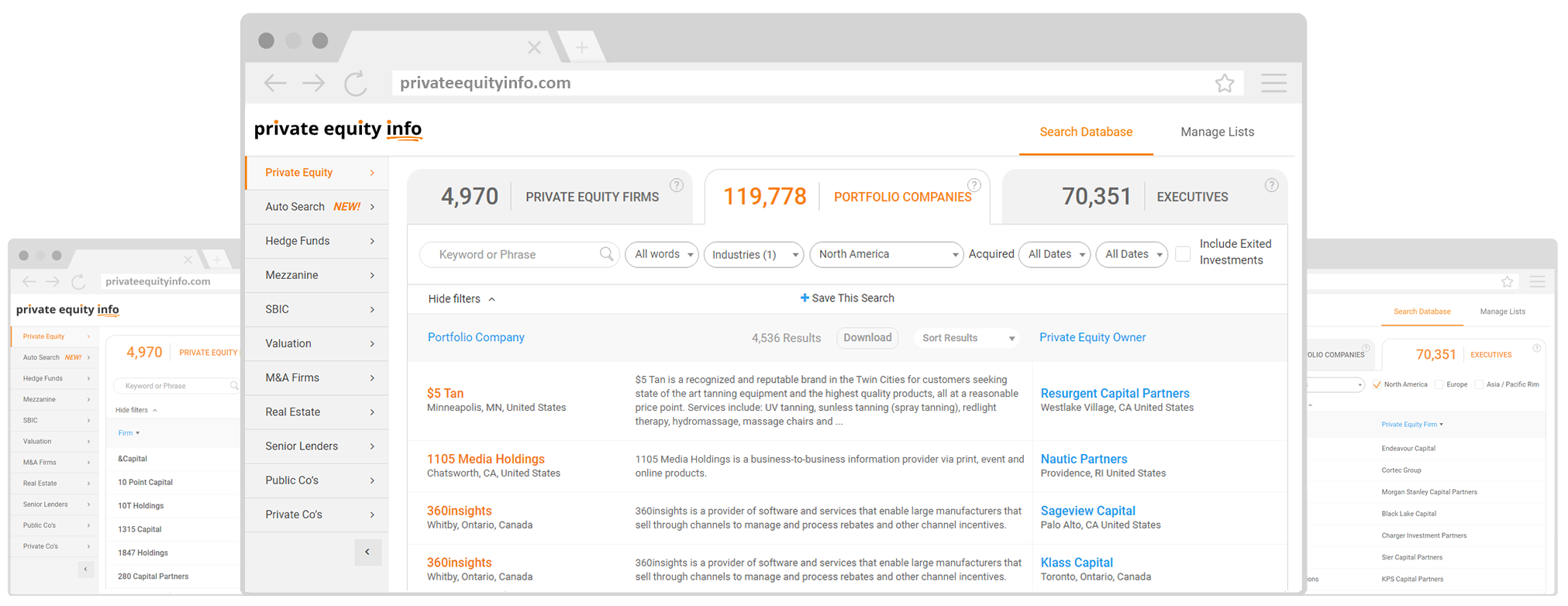 Private Equity Info’s cutting-edge M&A research database